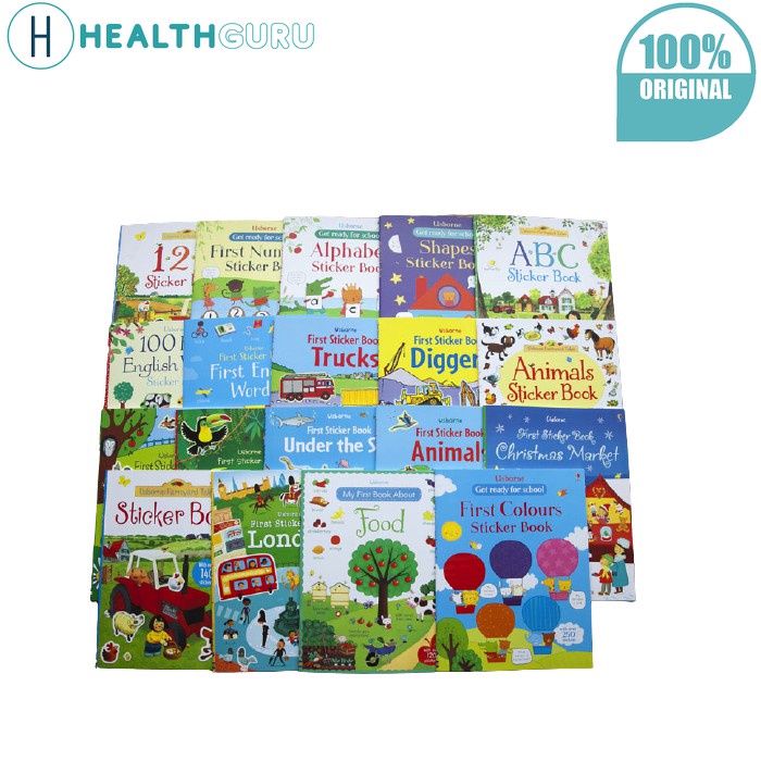 Usborne First Sticker Book Children Book Kids Book Storybook Preschool ...