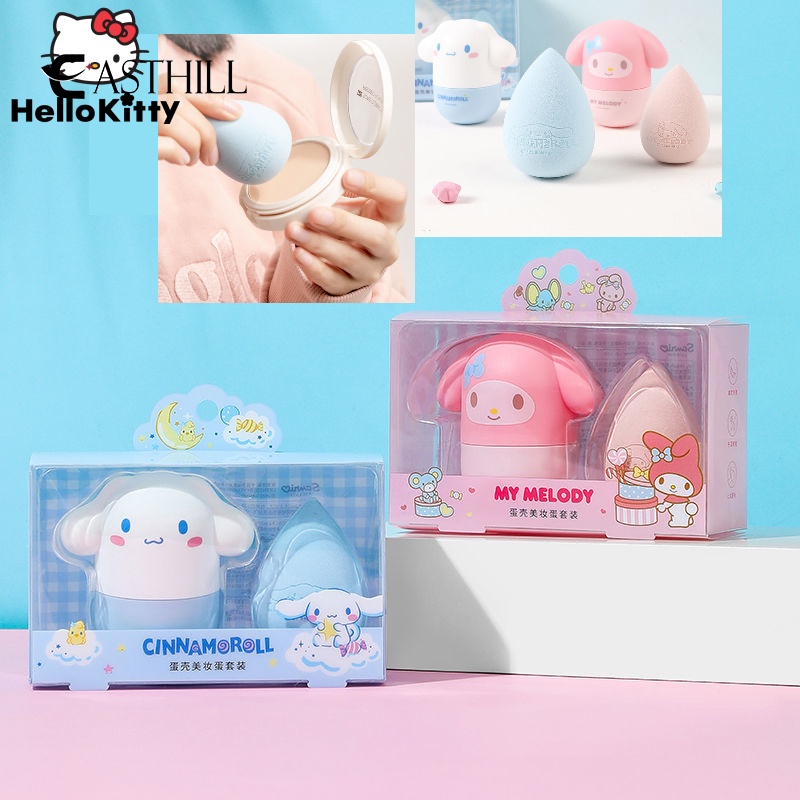 EASTHILL Kawaii Anime Sanrio Melody Cinnamoroll Makeup Egg Set Women ...