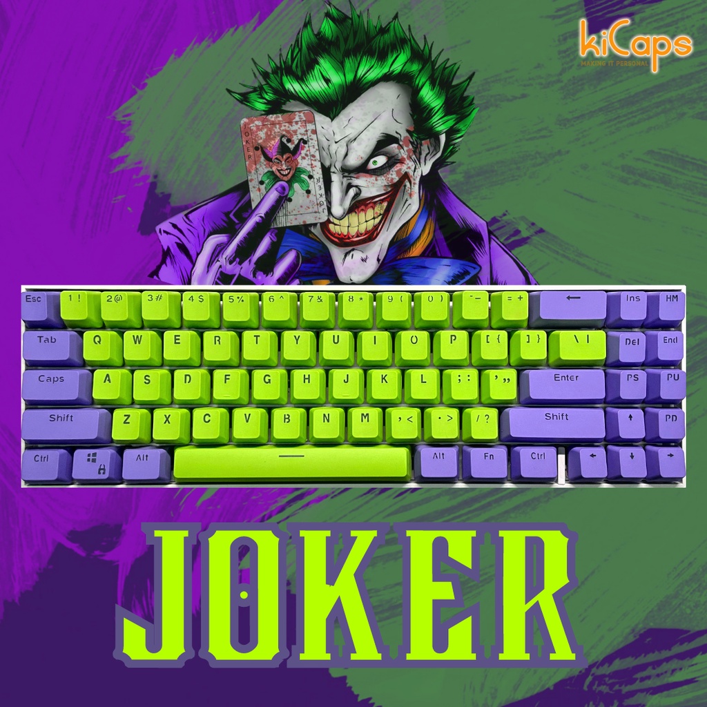 [FREE Mousepad!] Joker Keycaps Set [Ready Stock] [Full Layout] [PBT ...
