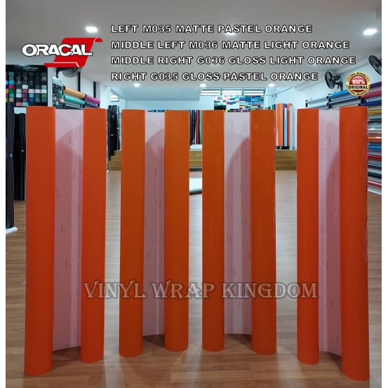 ORACAL 651 Gloss/ Matte Orange Vinyl Sticker / Cutting Sticker ...