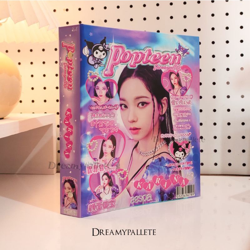 Last STOCK Aespa Binder A5 & A4 Photocard popteen Karina Winterning ...