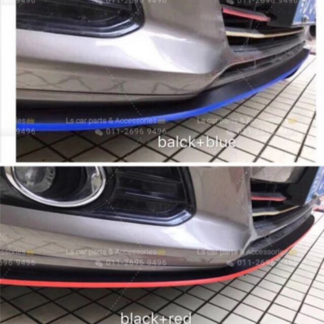 Samurai Lip diffuser body Protector Rubber Front bumper Side Rear ...