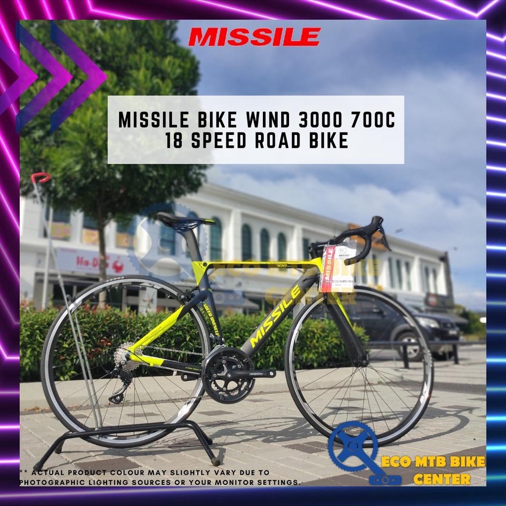 MISSILE Bike Wind 3000 700c 18 Speed Road Bike | Shopee Malaysia