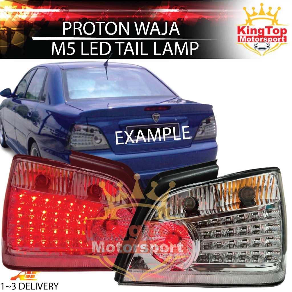Vland Proton Waja BMW M5 LOOK LED Tail Lamp Light Lampu belakang (2pcs ...