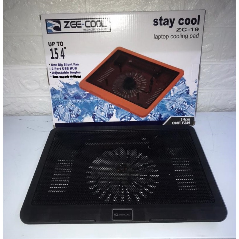 Cooling Pad ZC-19 ZEE-COOL support up to 14.6” laptop | Shopee Malaysia