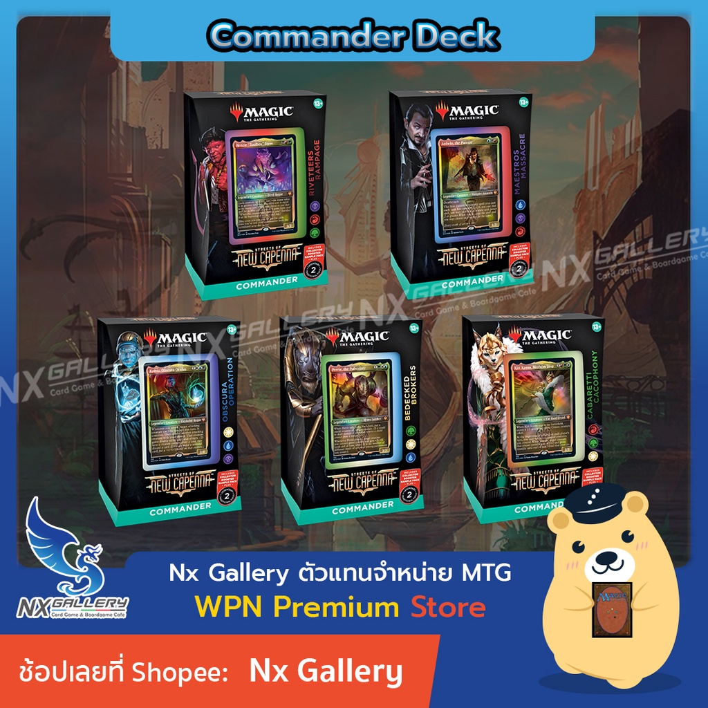 [MTG] Streets of New Capenna (SNC)-Commander Deck (Magic the Gathering/Magic Cards) | Shopee ...
