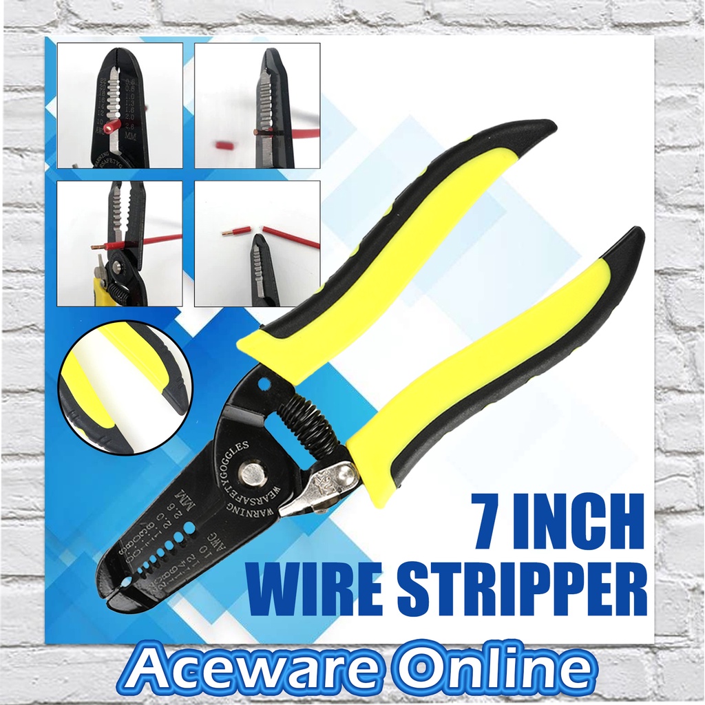 Wire Stripper Professional Tools 7'' Inch Precision Wire Stripper ...