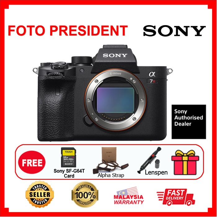 Sony Alpha A7RM4 A7RM4A A7RM4 IV FULLFRAME Mirrorless Camera + SF-G64T + Lenspen | Shopee Malaysia