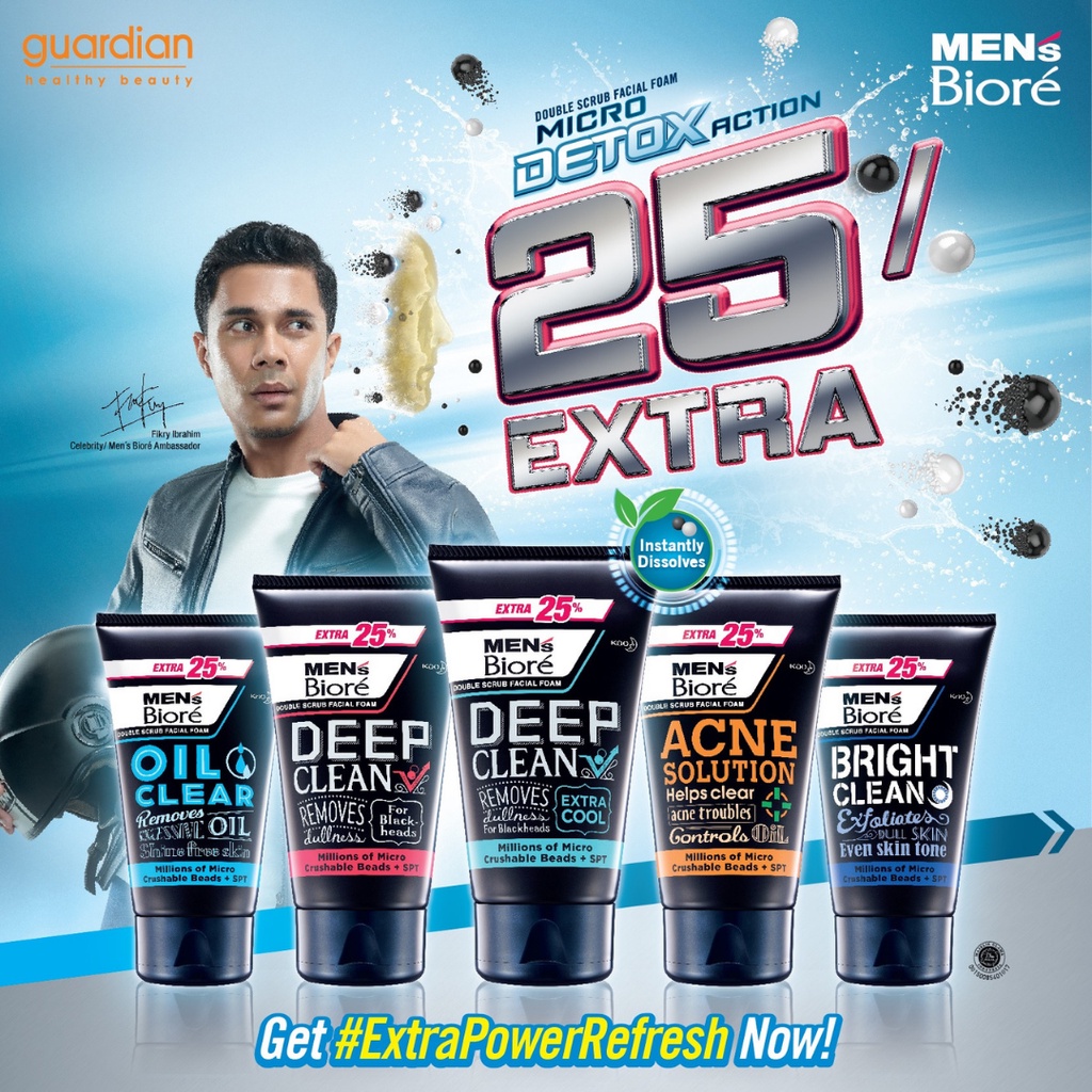 BIORE MEN FACIAL FOAM 100G | Shopee Malaysia