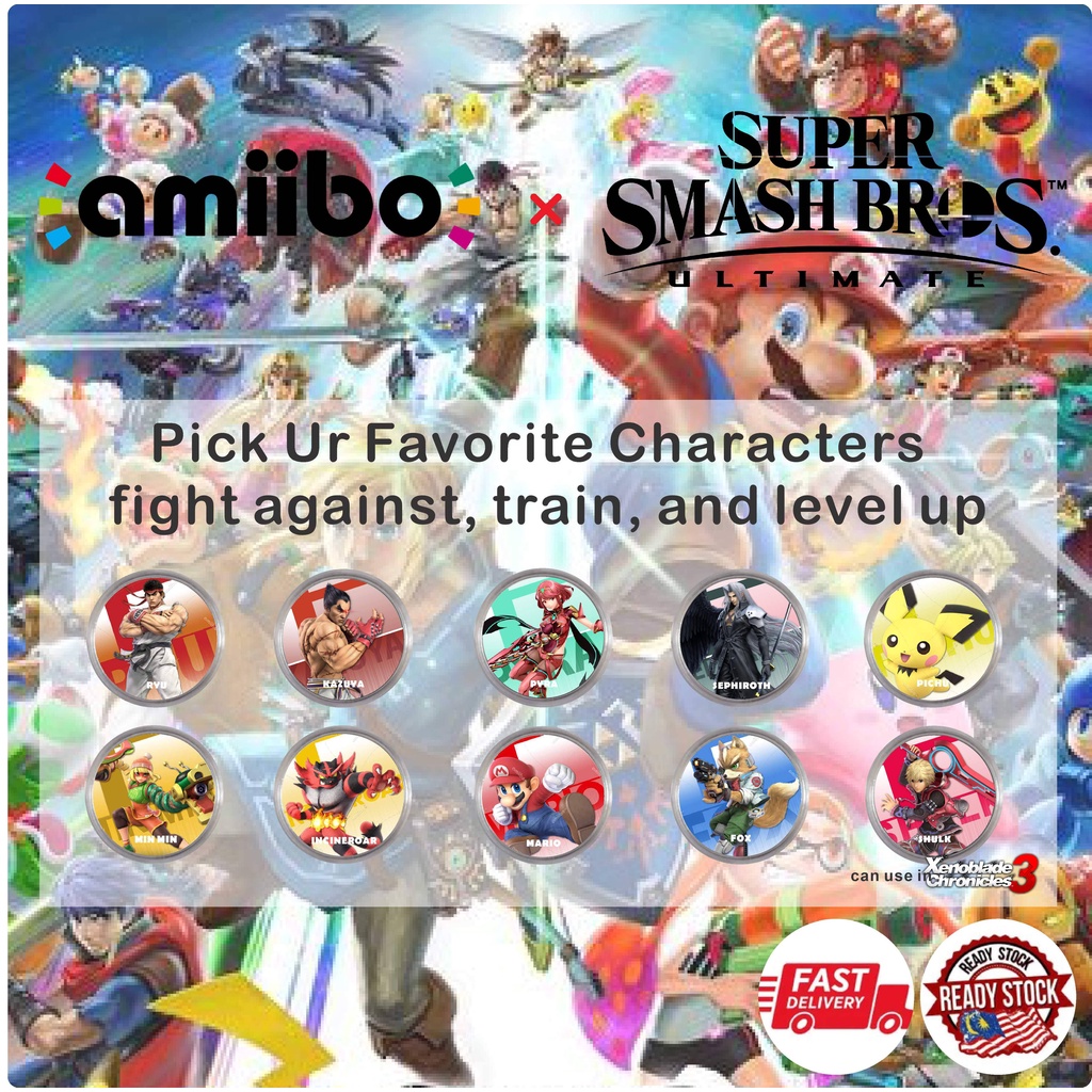 [READY STOCK] Super Smash Bros Ultimate SSBU Amiibo Coins *NEW* SORA ...