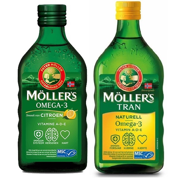 Mollers Natural Omega 3 Cod Liver Fish Oil 250ml Moller's Tran Lemon ...