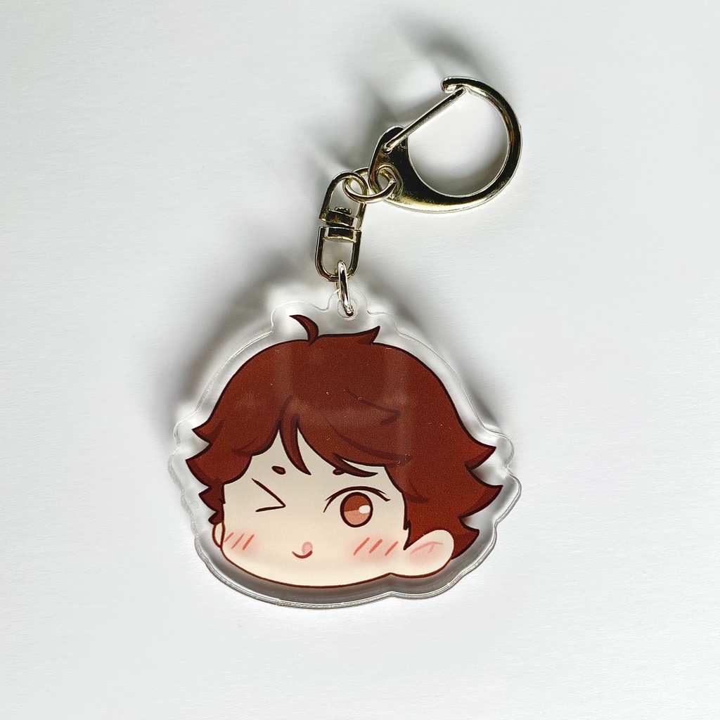 Haikyuu Karasuno Nekoma Aoba Johsai Fukurodani Chibi Acrylic Keychains ...