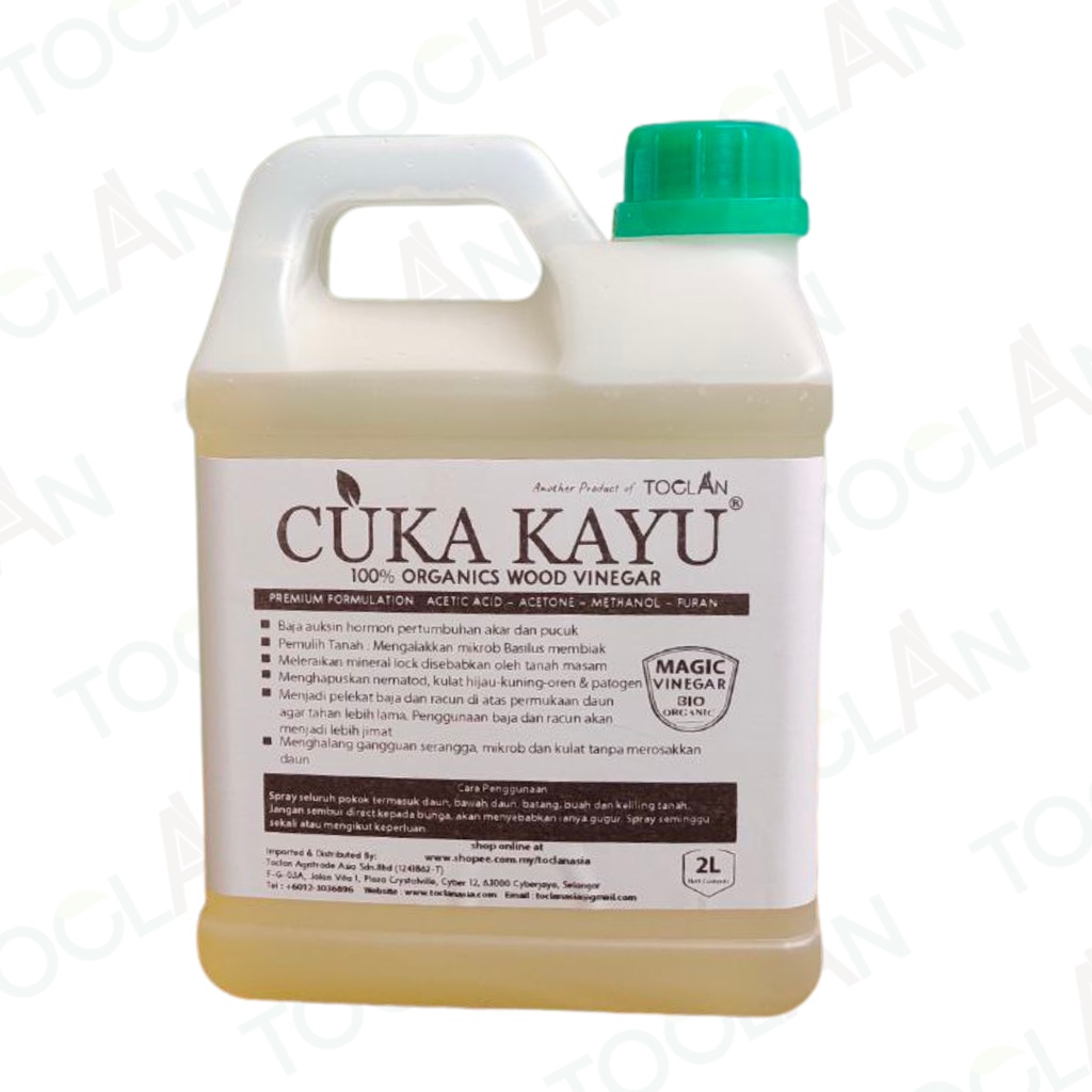 Cuka Kayu Organik Terus Guna / Organic Wood Vinegar Ready To Spray ...