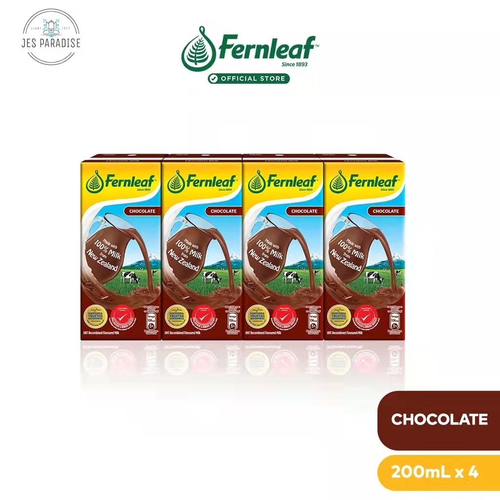 Fernleaf UHT Milk Chocolate (4 x 200ml) | Shopee Malaysia