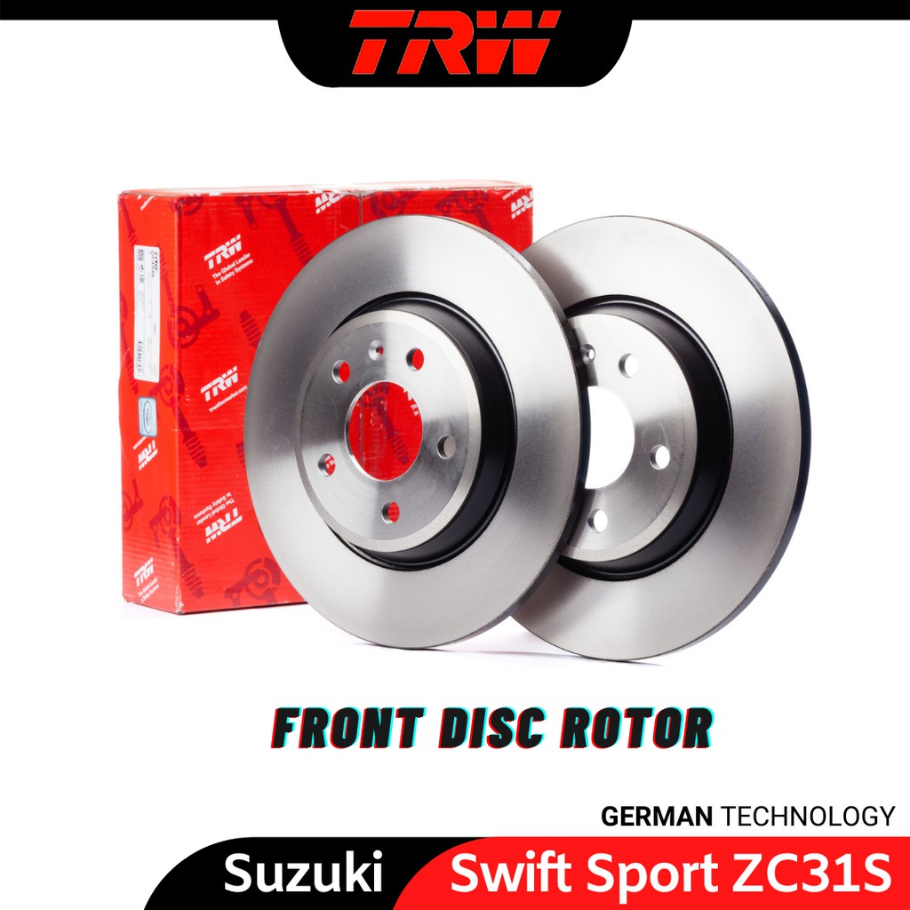 TRW Suzuki Swift Sport ZC31S Front/Depan Disc Rotor Set (2PCS) | Shopee ...