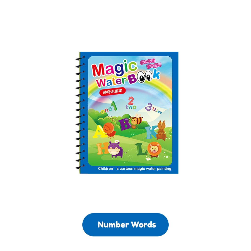 1 Book FREE 1 Magic Pen RealeosWater Book Magic Pen Kids Magic Water ...