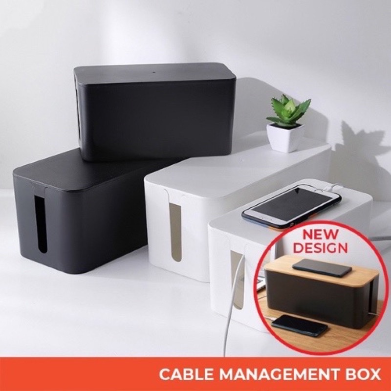 Minimalist Kotak Extension Cable Management Storage Box Casing Cable ...