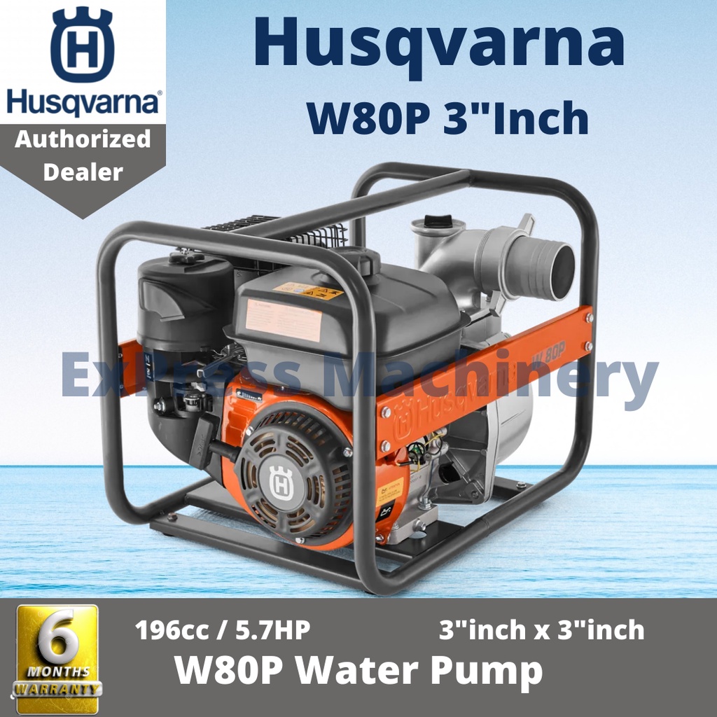 HUSQVARNA W80P Water Pump / Pam Air (3 Inch) | Shopee Malaysia