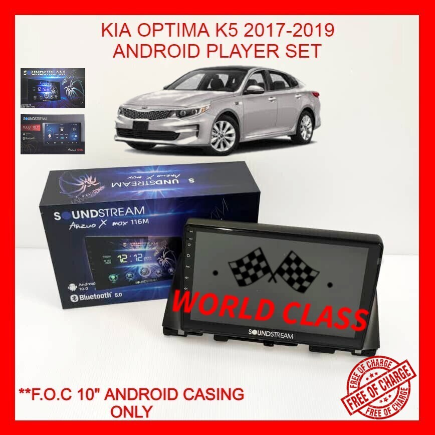 KIA OPTIMA K5 2017-2019 SOUNDSTREAM 10" ANDROID IPS PLAYER FULL HD ...