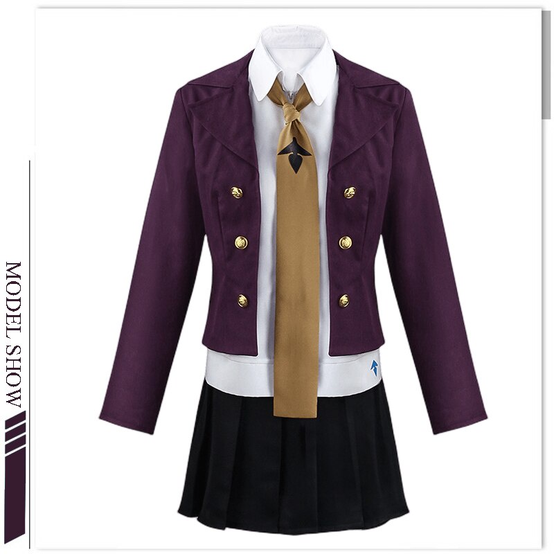 Danganronpa Kirigiri Kyouko Cosplay Costume Uniform Wig Suit Halloween ...