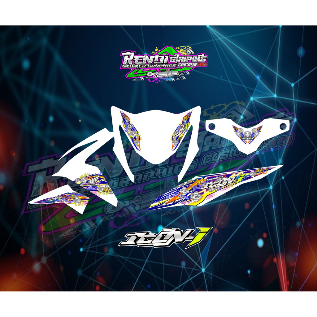 Striping Beat Fi Transparent Uv Style Detail | Shopee Malaysia