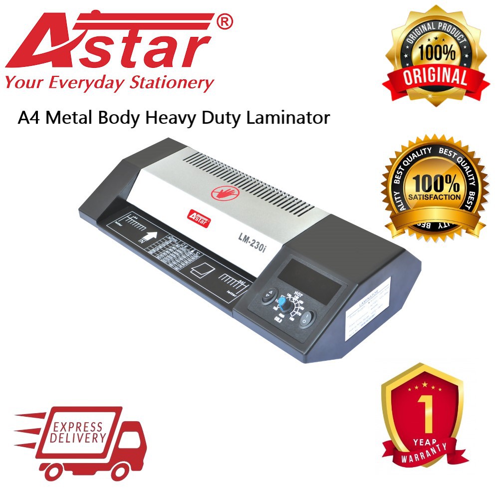 Astar A3 Laminator LM330i / A4 Laminator LM230i | Shopee Malaysia