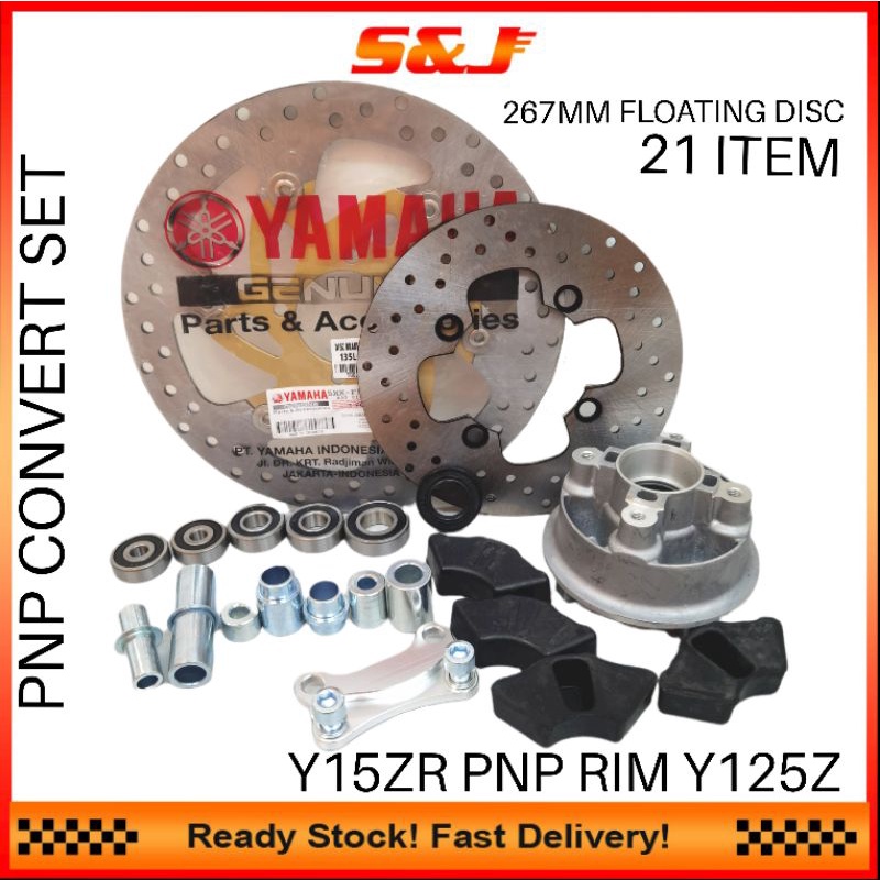 PNP Yamaha Y15 V1 / V2 Complete Set ( untuk Sport Rim Y125/LC5S ) DISC ...