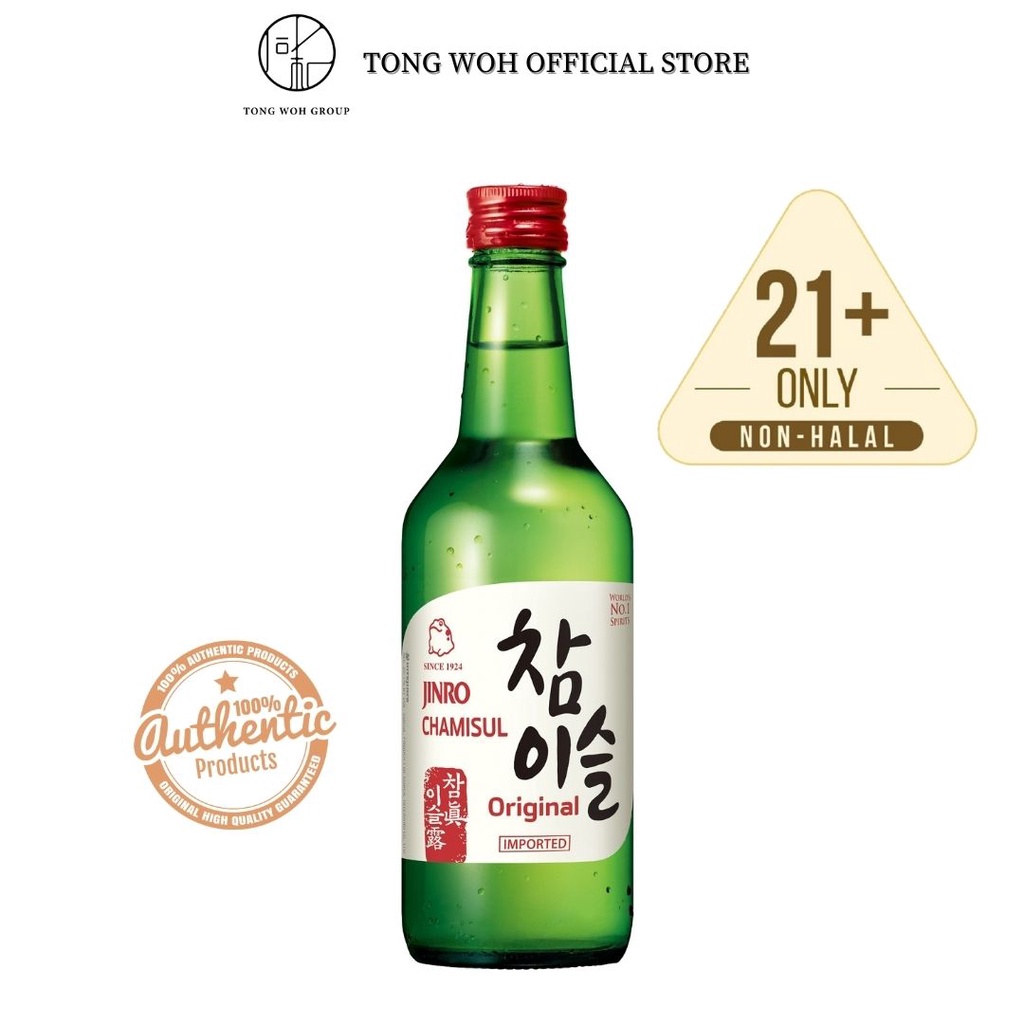 Jinro Chamisul Original Soju 360ML (Red Cap) | Shopee Malaysia