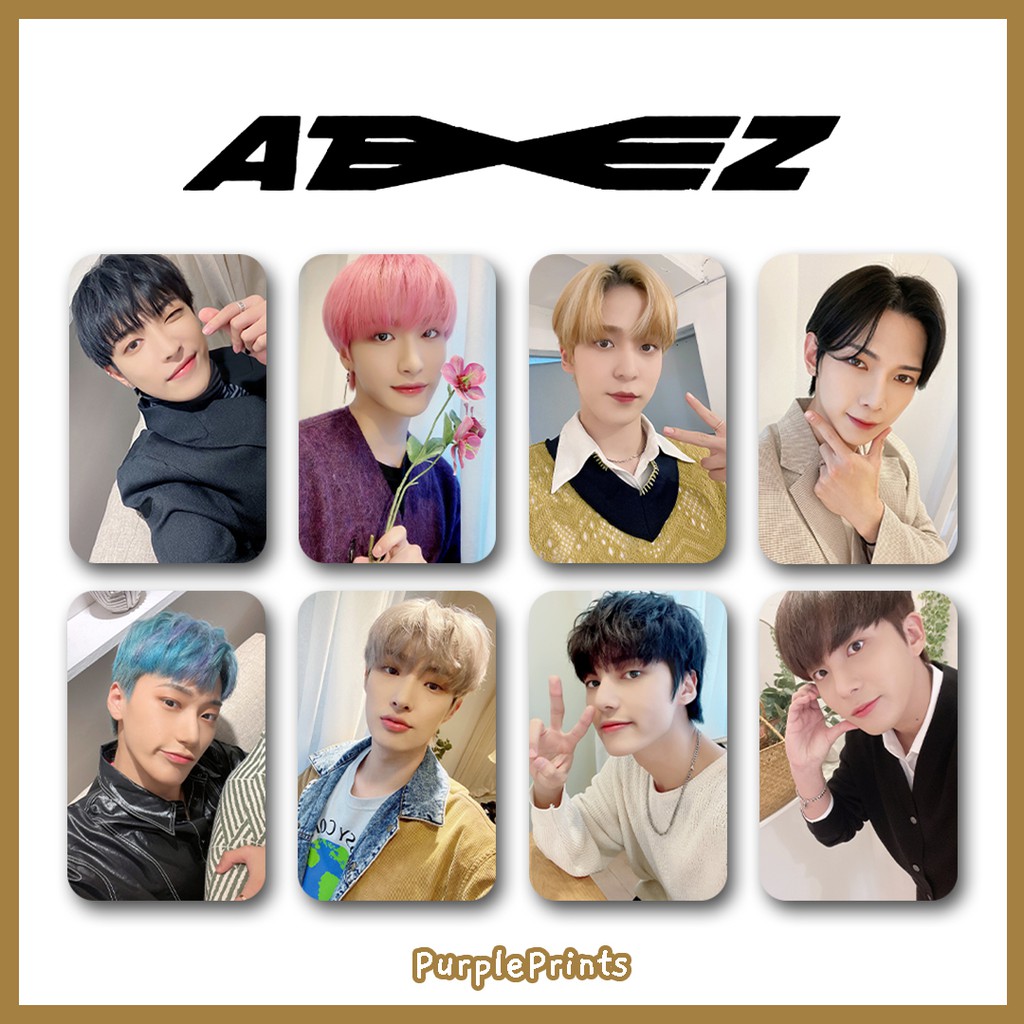 ATEEZ RANDOM SELCA COLLECTIONS SET LOMOCARDS FANMADE FANKIT | Shopee ...