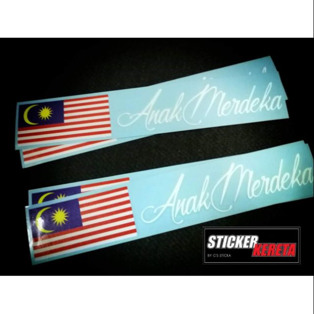 Sticker Anak Merdeka Malaysia Car Sticker | Shopee Malaysia