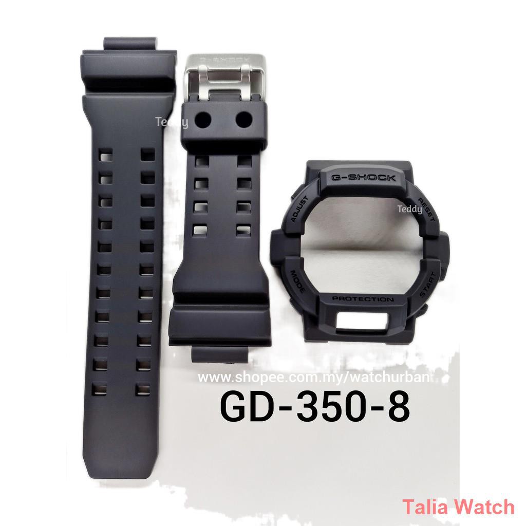 casio g-shock watches Aksesori CASIO G-SHOCK BAND AND BEZEL GD350 100% ORIGINAL | Shopee Malaysia