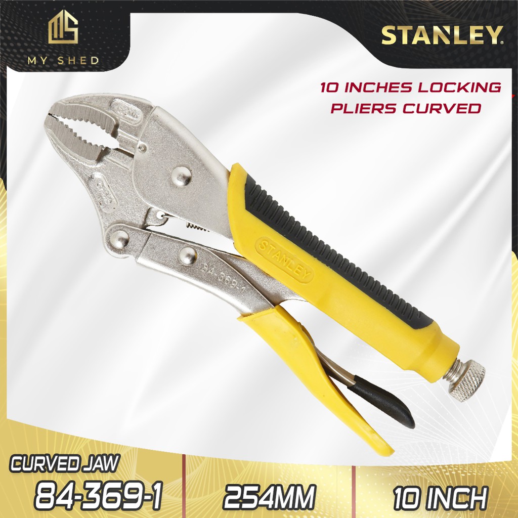 STANLEY 84-369 10 "/ 254mm PRO Locking Pliers with Bi-Material Handle ...