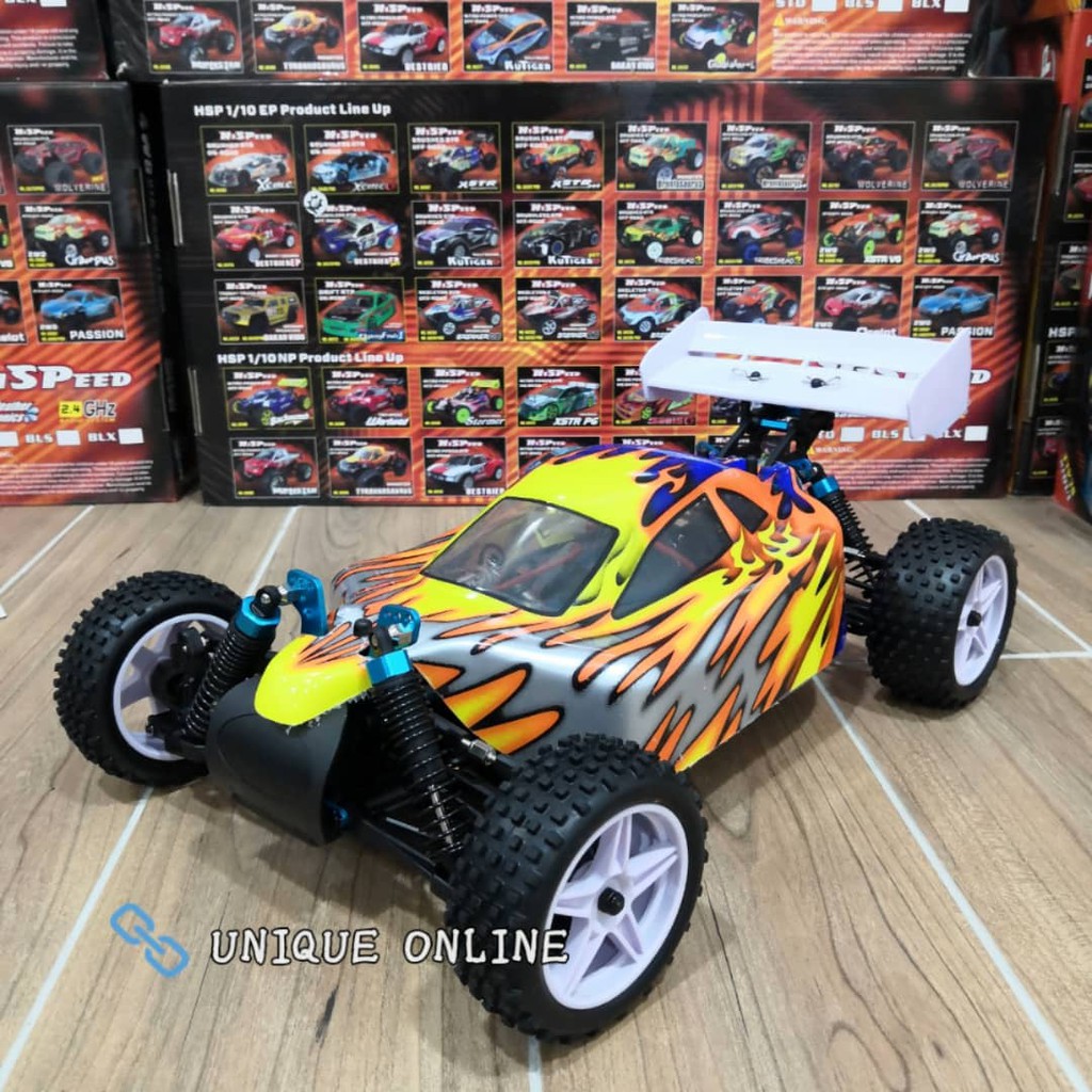 🔥 Brushed HSP 1/10 Buggy Monster Truck On Road Drift Tayar RC Car ...