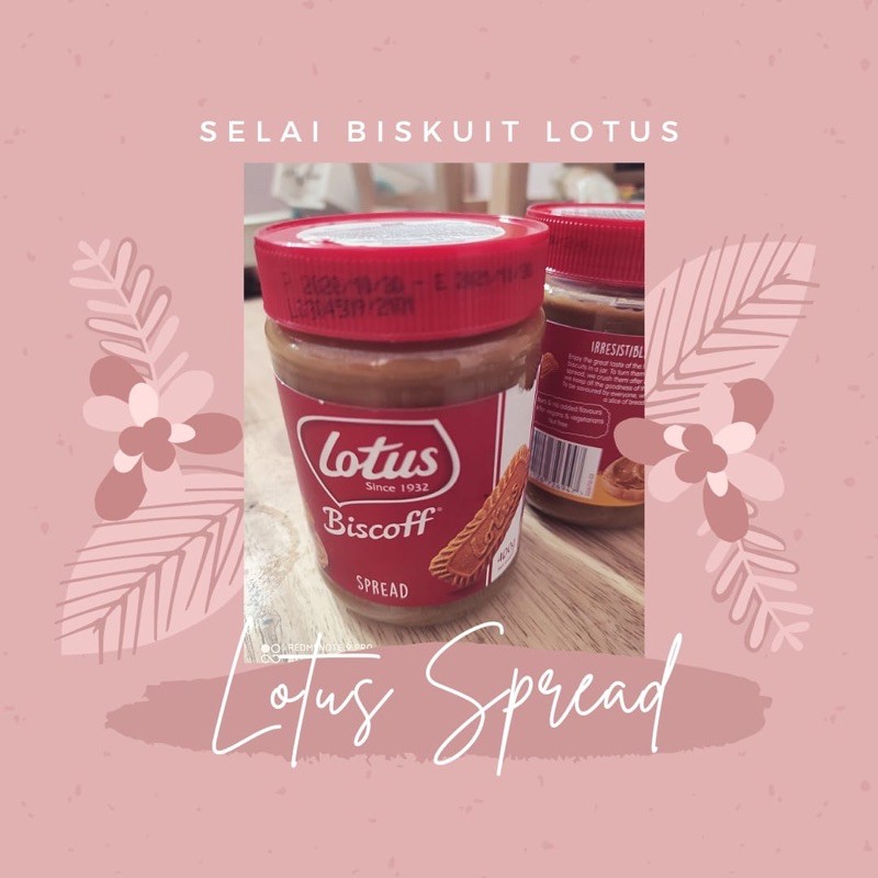 Lotus Jam Biscoff Smooth Spread 400gr / Caramel Lotus Biscoff Jam ...