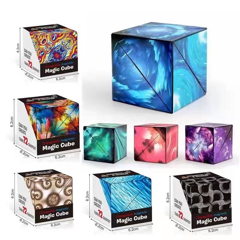 Magic Infinite Cosmic Cube 3D Magnetic Cube Changeable Cubes GAN ...