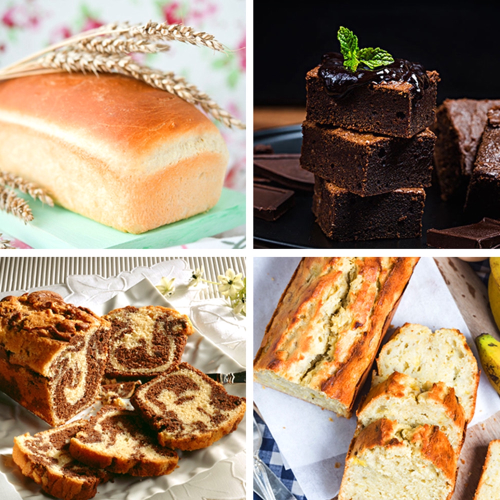 Baking Non-stick Toast Bread Mold Pound Cake Mold Rectangular Toast Box ...