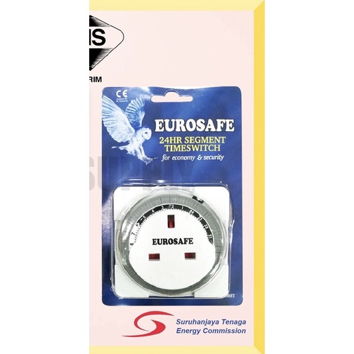 EUROSAFE 13A 24Hours Programme Timer With Sirim Approve | Shopee Malaysia