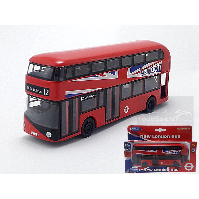 New London Bus Double Decker (Routemaster Bus) Metal Toy Diecast Car ...
