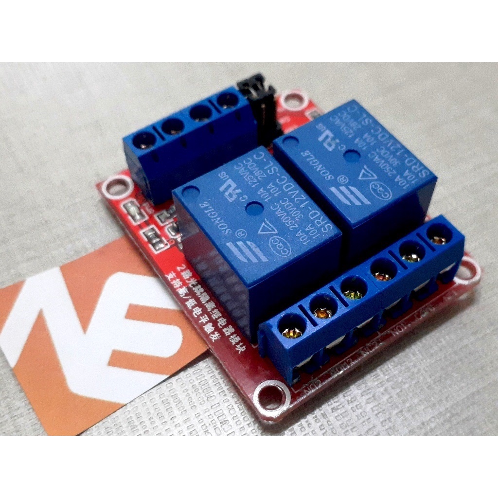 Relay Board 12V 2 Channel Module Optocoupler Trigger Control Arduino Raspberry Pi STM32 Microbit ...