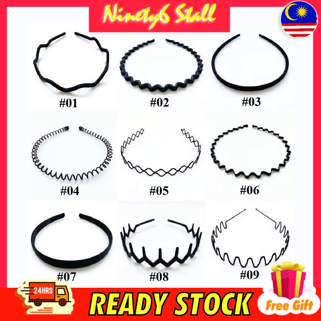 🔥Ready Stock🔥Unisex Steel Metal Hairband/ Cekak Rambut Besi/发箍男女 ...