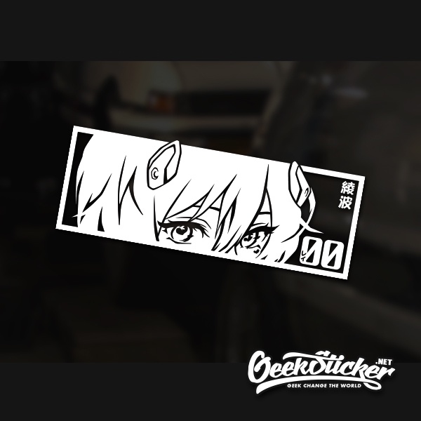 Ayanami Rei JDM Decal Vinyl Anime Car Stickers for M3 E30 E36 E46 ...