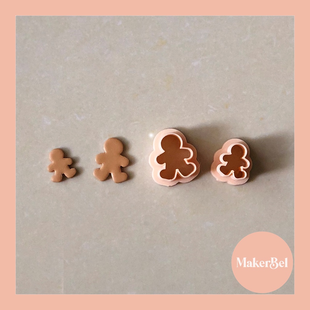 Gingerbread Man Polymer Clay Cutter | Shopee Malaysia