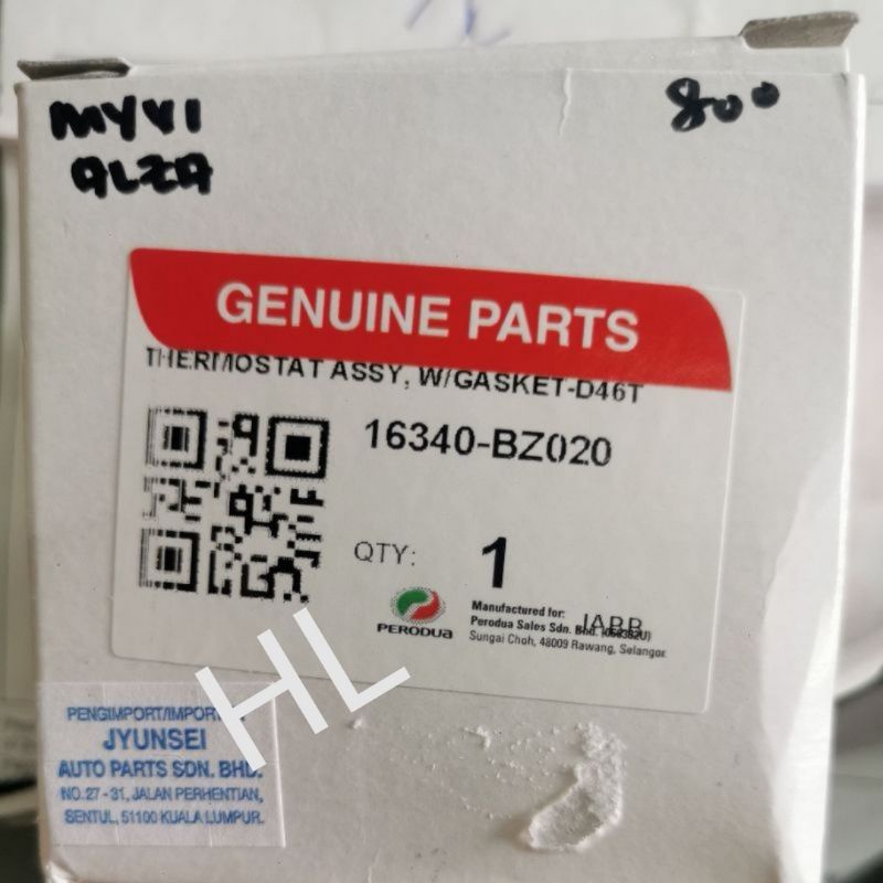 ‼️16340-BZ020‼️PERODUA‼️MYVI, ALZA - THERMOSTAT (ORIGINAL💯%) | Shopee ...