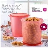 Tupperware tall canister coral 11L | Shopee Malaysia