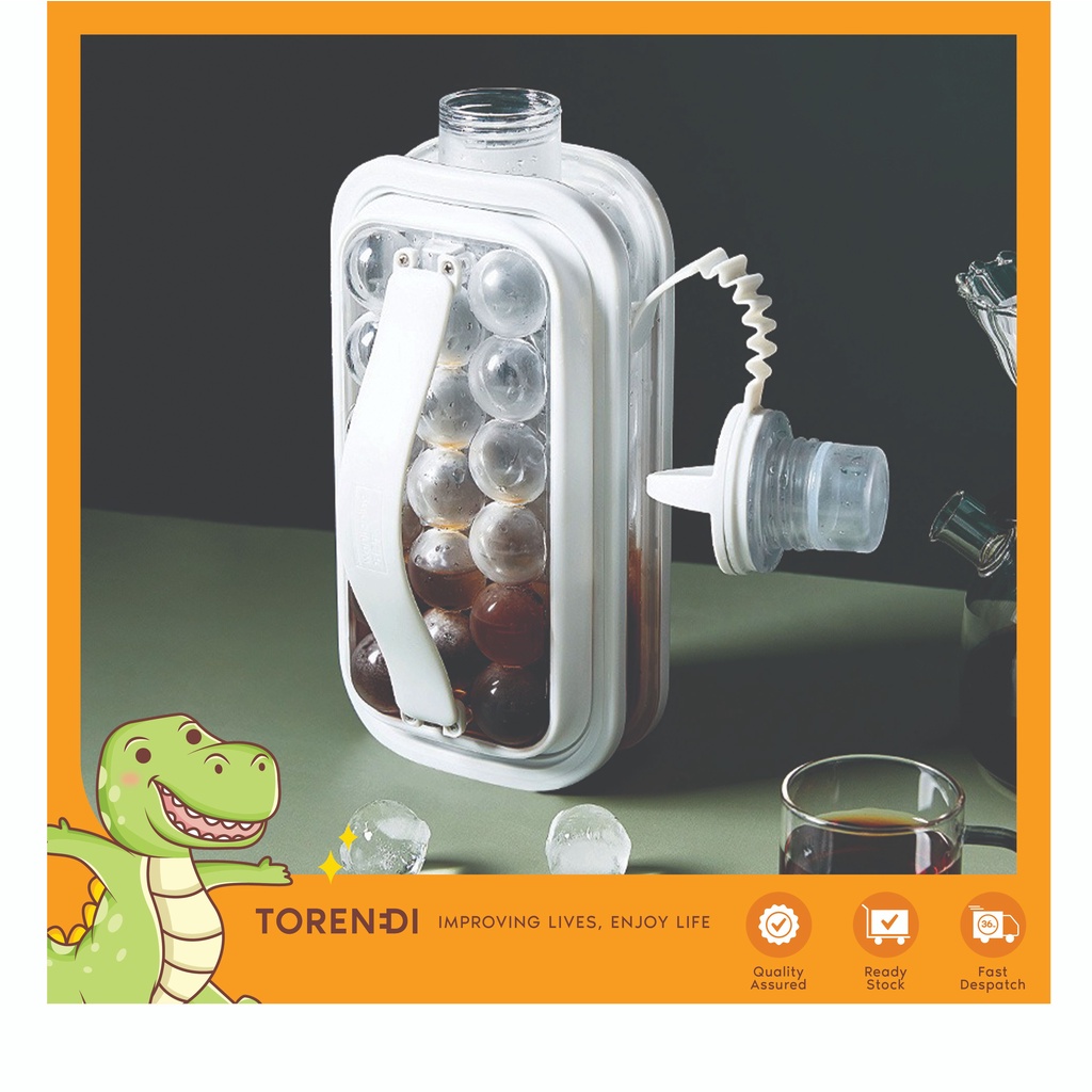 [Ready Stock] TORENDI Leakproof Ice Ball Bottle Ice Maker Bottle Ice ...