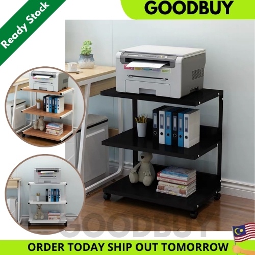 3 Tier Printer Rack Office Tingkat Rak Printer Modern OfficeRak File ...