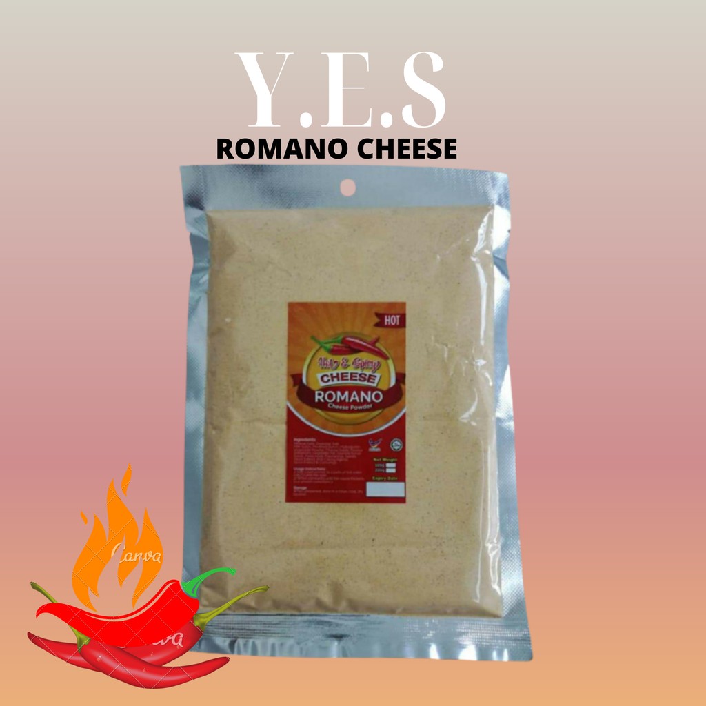 Y.E.S PROMO Ready Stock! Romano hot spicy cheese Powder 100g | Shopee ...