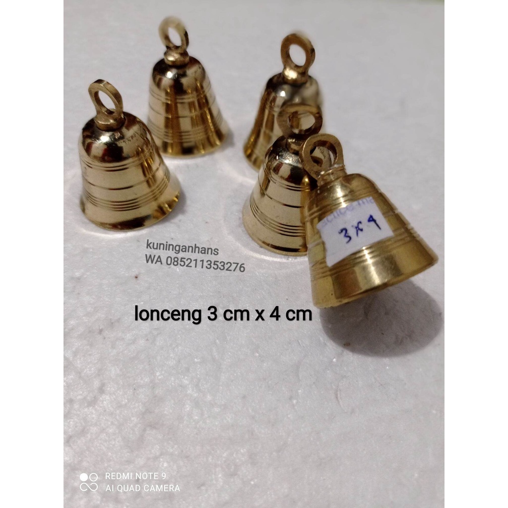 100 Pieces Of Brass Bells 4cm High diameter 3cm | Shopee Malaysia