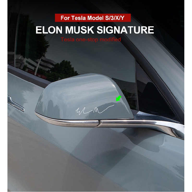 For Tesla Model Y S 3 X Accessories Creative Auto Stickers Automobile ...