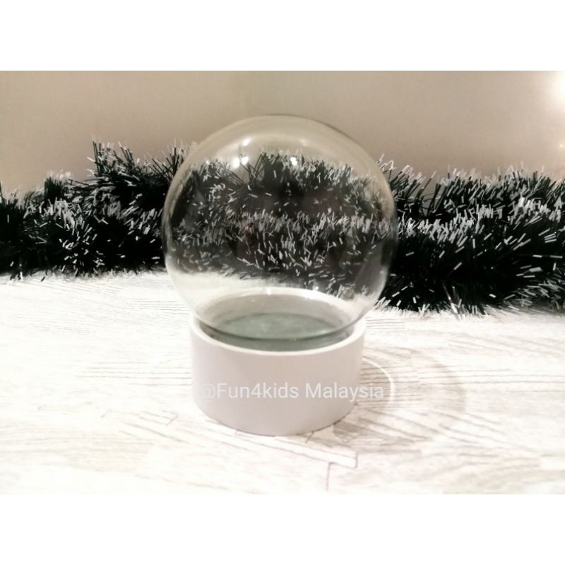 [READY STOCK] Custom Made DIY Snow Globe Glass Container | Limited Stock | Free Glycerin ...